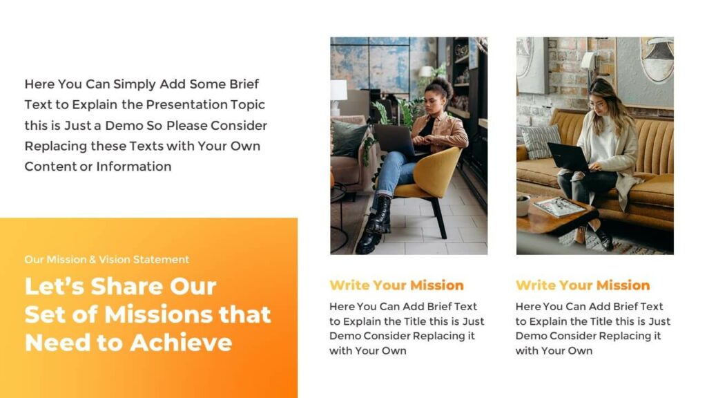 Free Mission and Vision Statement PowerPoint Templates