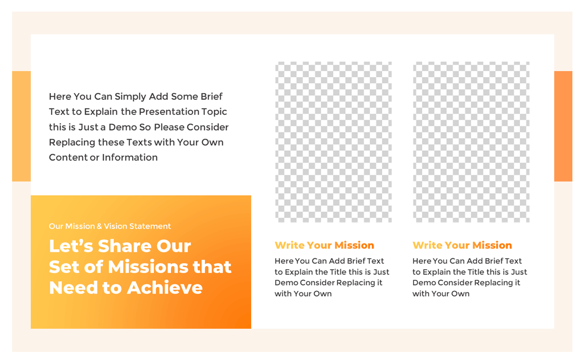 Free PowerPoint Mission Statement Slide Template