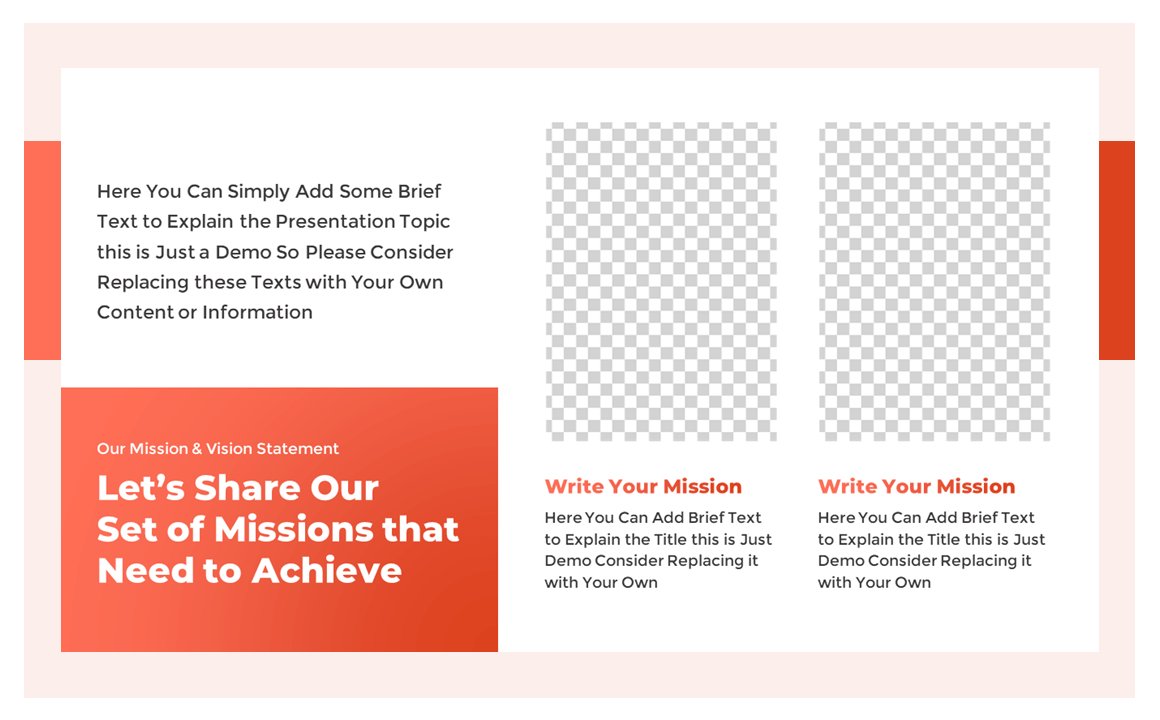 Free PowerPoint Mission Statement Slide Template