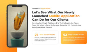 Free Mobile PowerPoint Template for Device or App Presentations