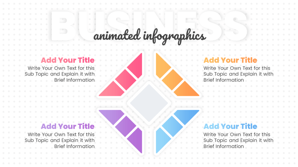 4-Step Circular Infographic for PowerPoint and Google Slides