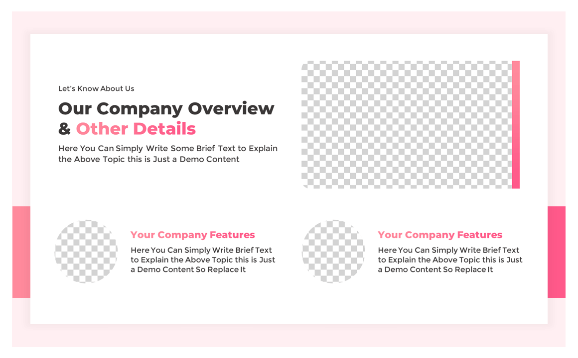 Free PowerPoint About Us or Project Overview Slide Template