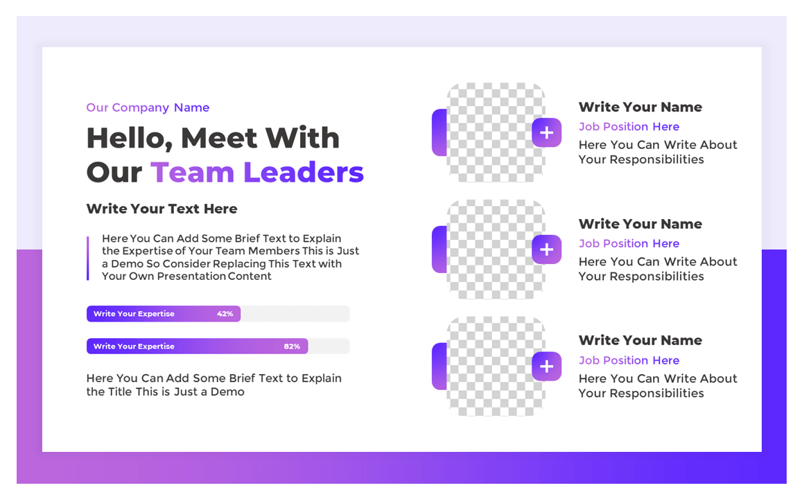 Team Slide for PowerPoint & Google Slides Presentation