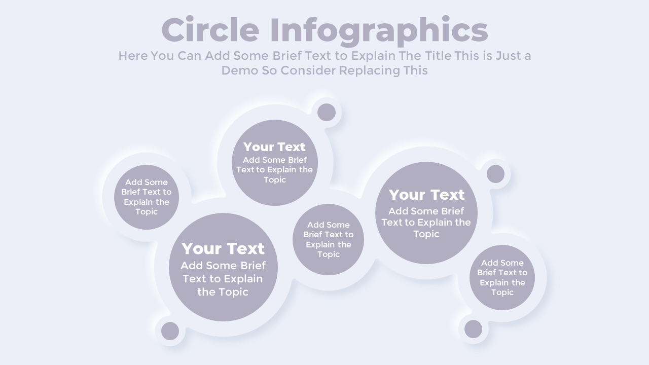 Free 3 Steps PowerPoint Circle Infographic Slide Template