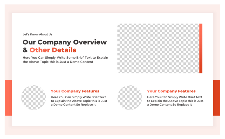 Free PowerPoint About Us or Project Overview Slide Template