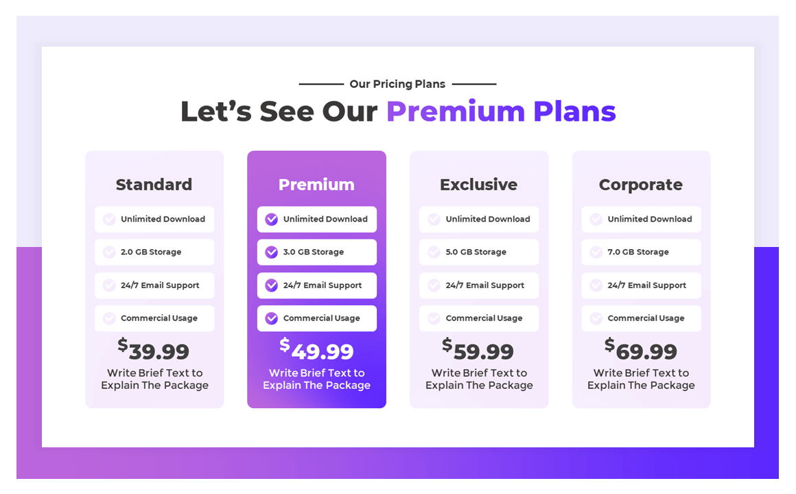 Animated PowerPoint Pricing Presentation Template