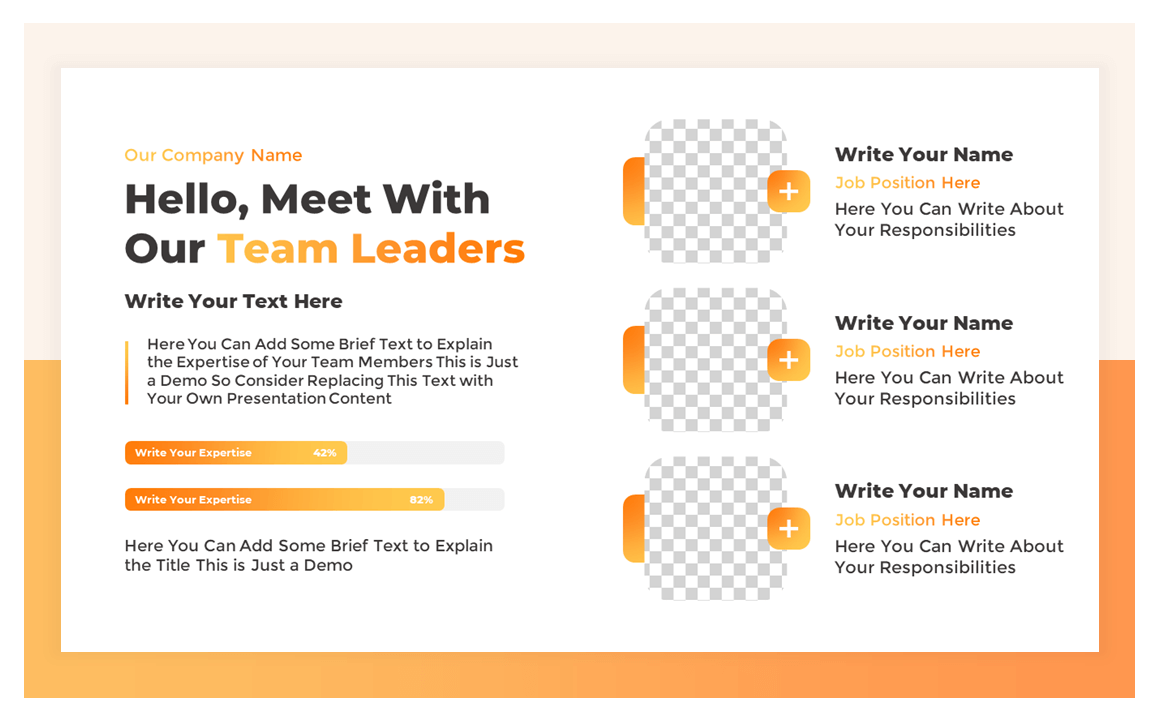 Team Slide for PowerPoint & Google Slides Presentation