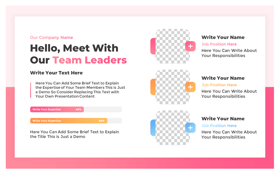 Team Slide for PowerPoint & Google Slides Presentation