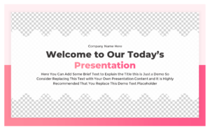 Free Welcome Slide Template for Presentations - PowerPoint School