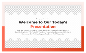 Free Welcome Slide Template for Presentations - PowerPoint School