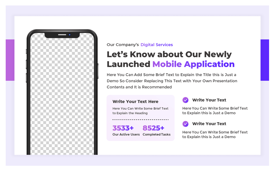 PowerPoint Mobile Phone Presentation Template - PowerPoint School