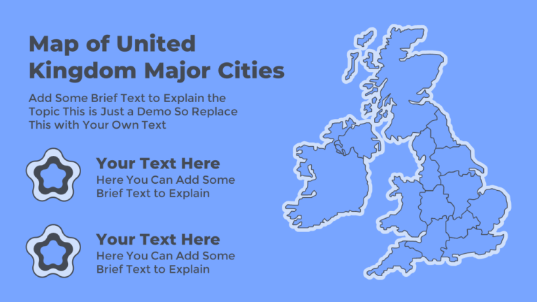 Free Map of UK PowerPoint Presentation Slide Template - PowerPoint School