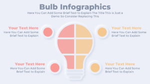 Free Infographic Light Bulb for Presentation - PowerPoint School