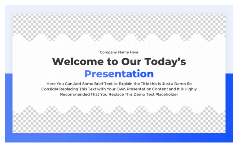 Free Welcome Slide Template for Presentations - PowerPoint School