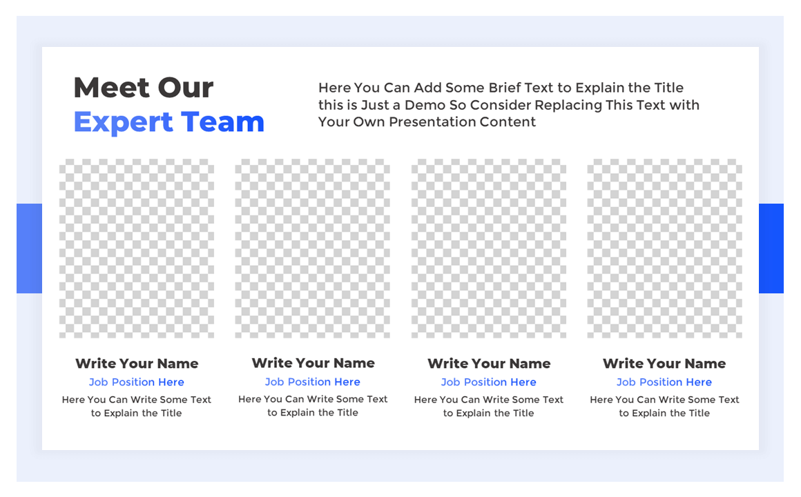 Free Our Team Slide for PowerPoint & Google Slides - PowerPoint School