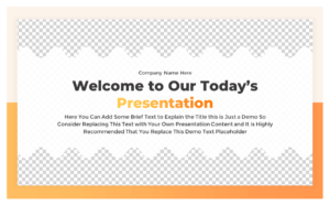 Free Welcome Slide Template for Presentations - PowerPoint School