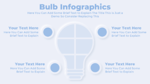 Free Infographic Light Bulb for Presentation - PowerPoint School