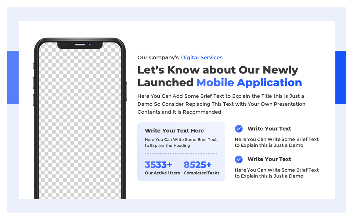 PowerPoint Mobile Phone Presentation Template - PowerPoint School