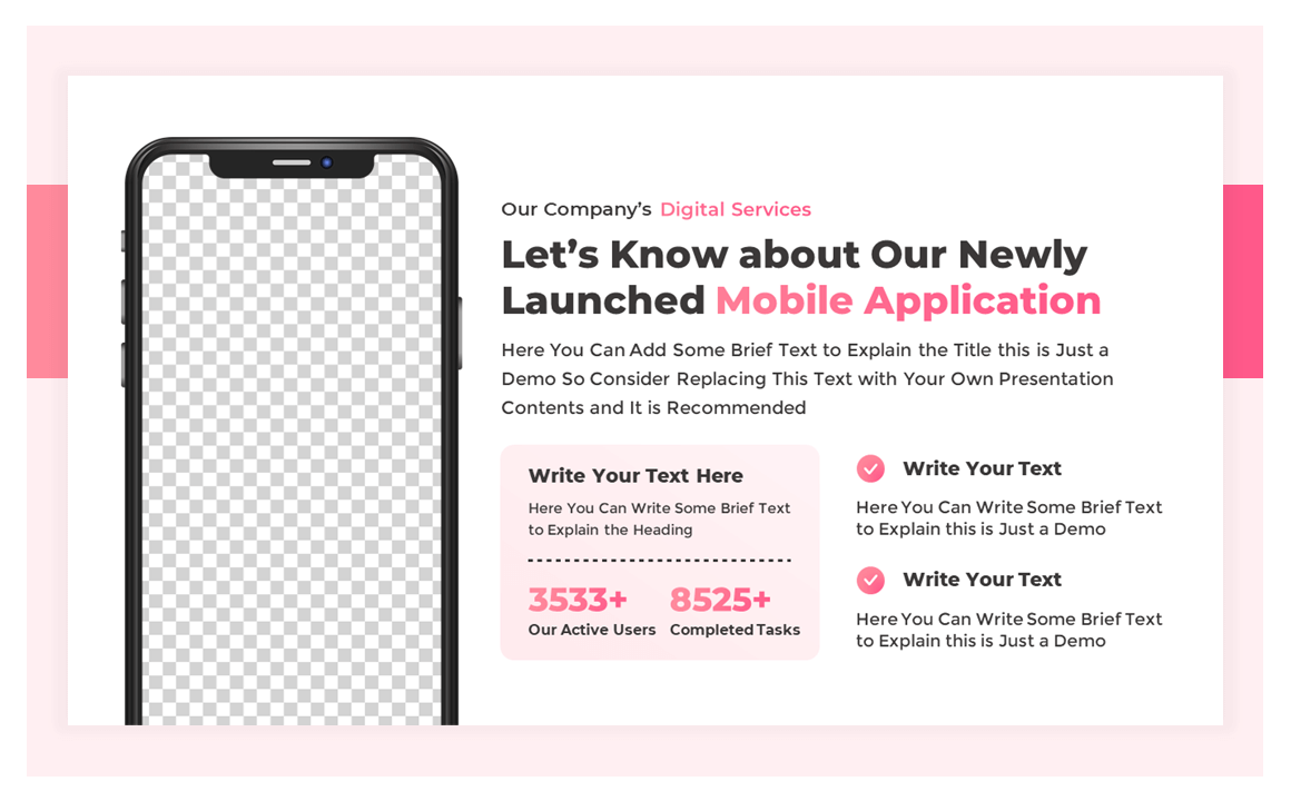PowerPoint Mobile Phone Presentation Template - PowerPoint School