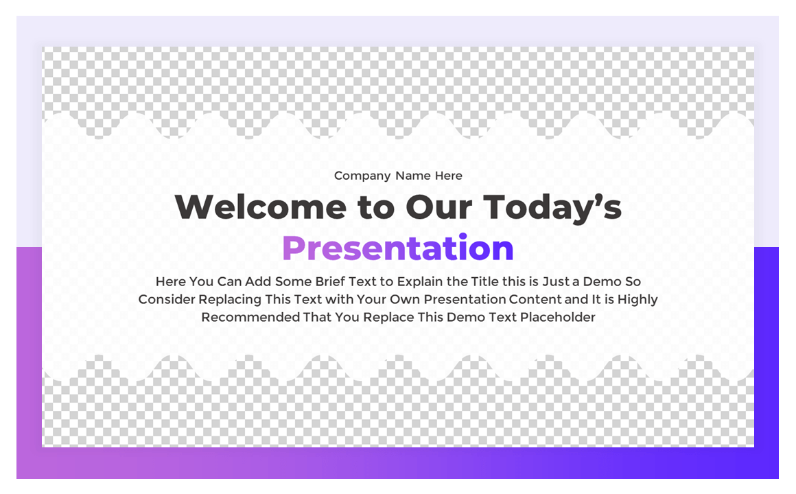 Welcome Slide For Ppt Template