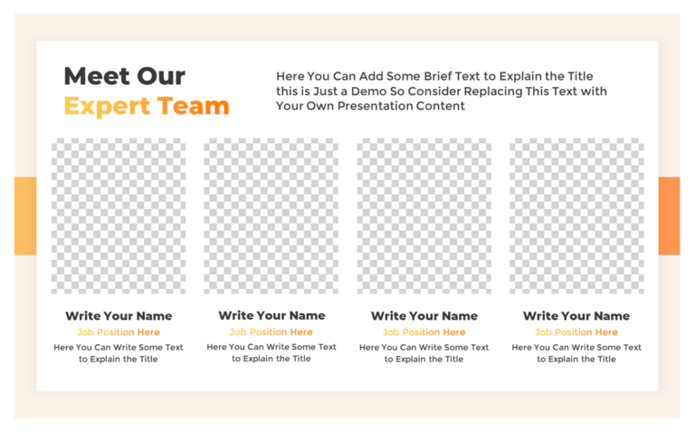 Free Our Team Slide for PowerPoint & Google Slides - PowerPoint School