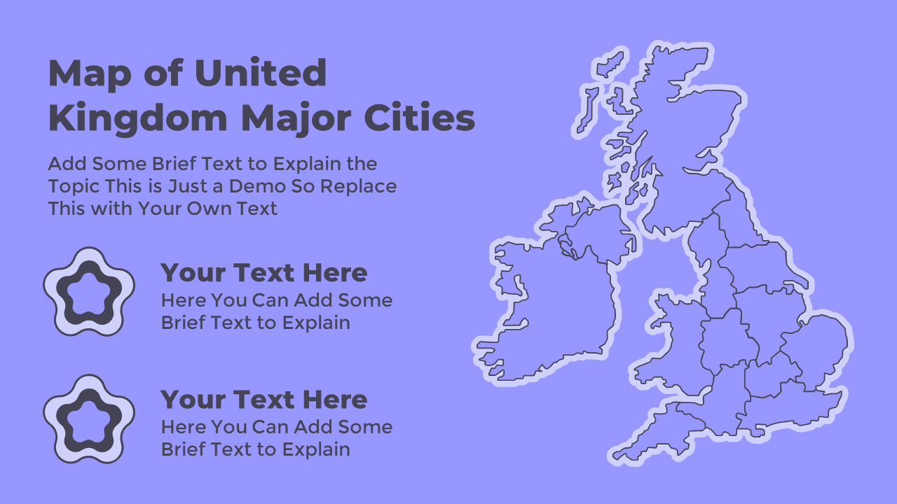 Free Map of UK PowerPoint Presentation Slide Template - PowerPoint School