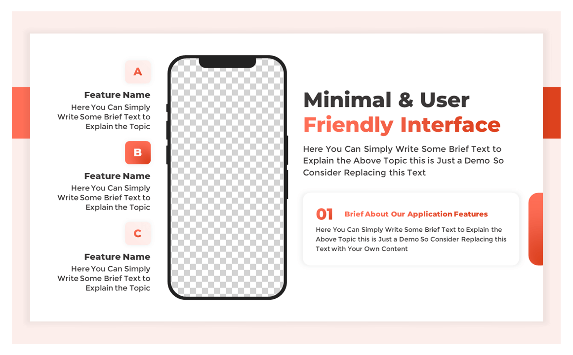 Free Smartphone Mockup with Small Business Infographics - PowerPoint School