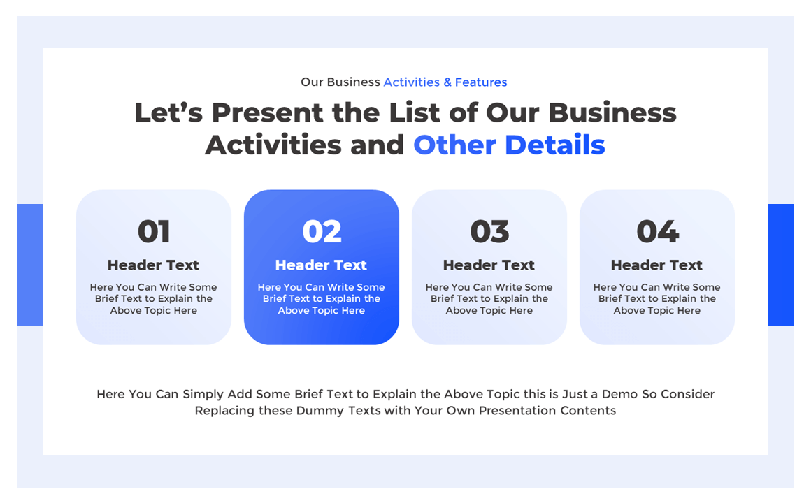 Free 4-Step PowerPoint Process Slide for Bullet Points - PowerPoint School