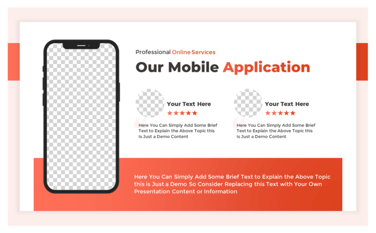 Mobile App PowerPoint Template for Presentation - PowerPoint School