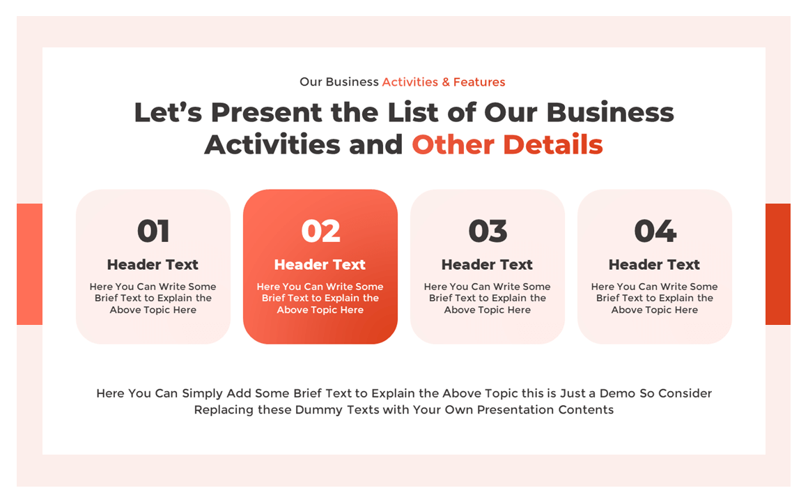 Free 4-Step PowerPoint Process Slide for Bullet Points - PowerPoint School