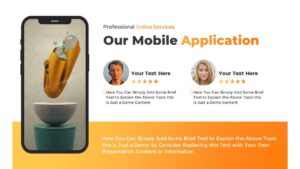 Mobile App PowerPoint Template for Presentation - PowerPoint School