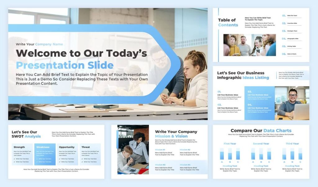 Free Animated PowerPoint Presentation Template - PowerPoint School