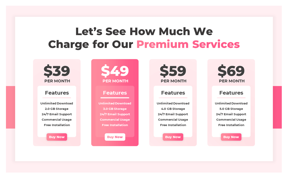 Free List of Prices Template for PowerPoint & Google Slides ...