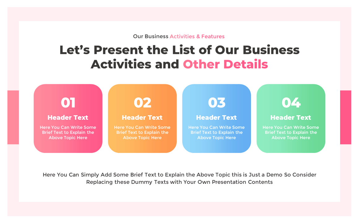 Free 4-Step PowerPoint Process Slide for Bullet Points - PowerPoint School