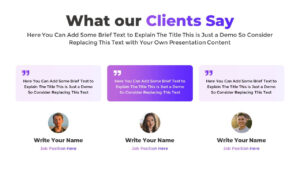 Customer Testimonials Templates for PowerPoint & Google Slides