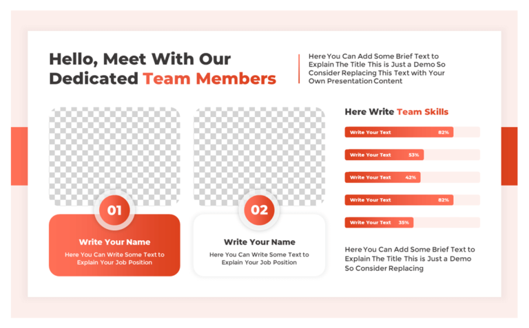 Meet the Team Slide for PowerPoint and Google Slides - PowerPoint School