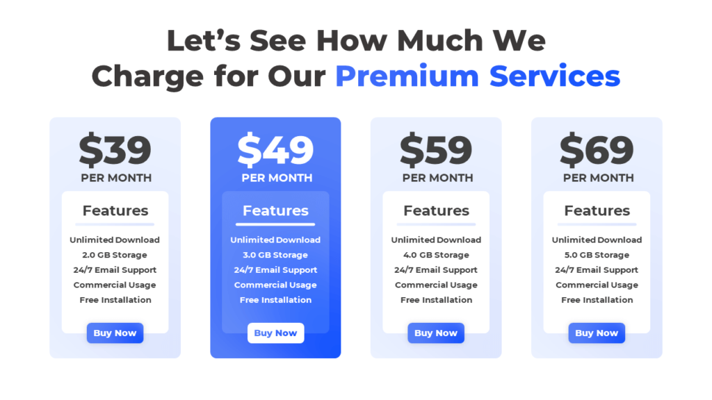 Free List of Prices Template for PowerPoint & Google Slides - PowerPoint School