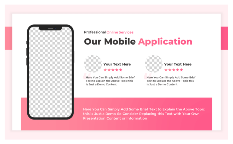Mobile App PowerPoint Template for Presentation - PowerPoint School