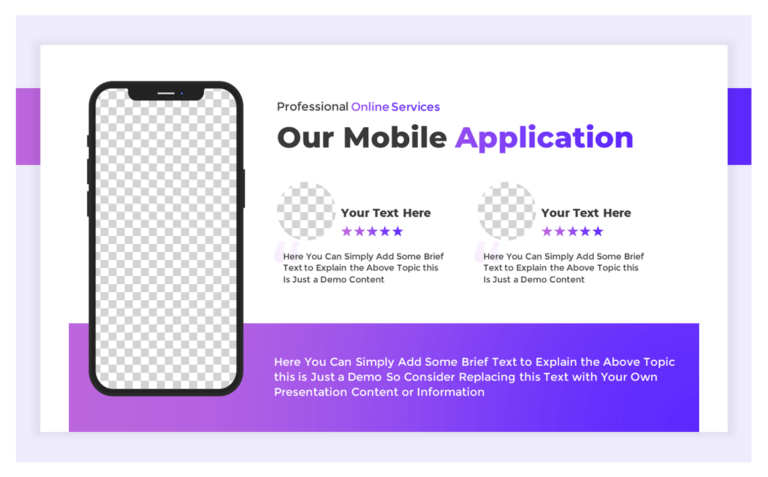 Mobile App PowerPoint Template for Presentation - PowerPoint School