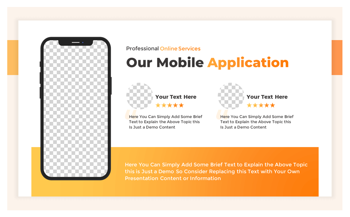 Mobile App PowerPoint Template for Presentation - PowerPoint School