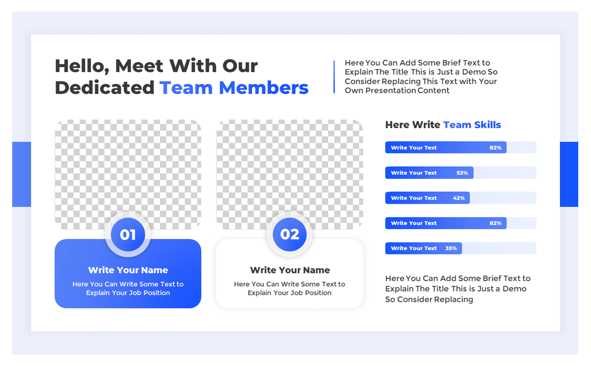Meet the Team Slide for PowerPoint and Google Slides - PowerPoint School