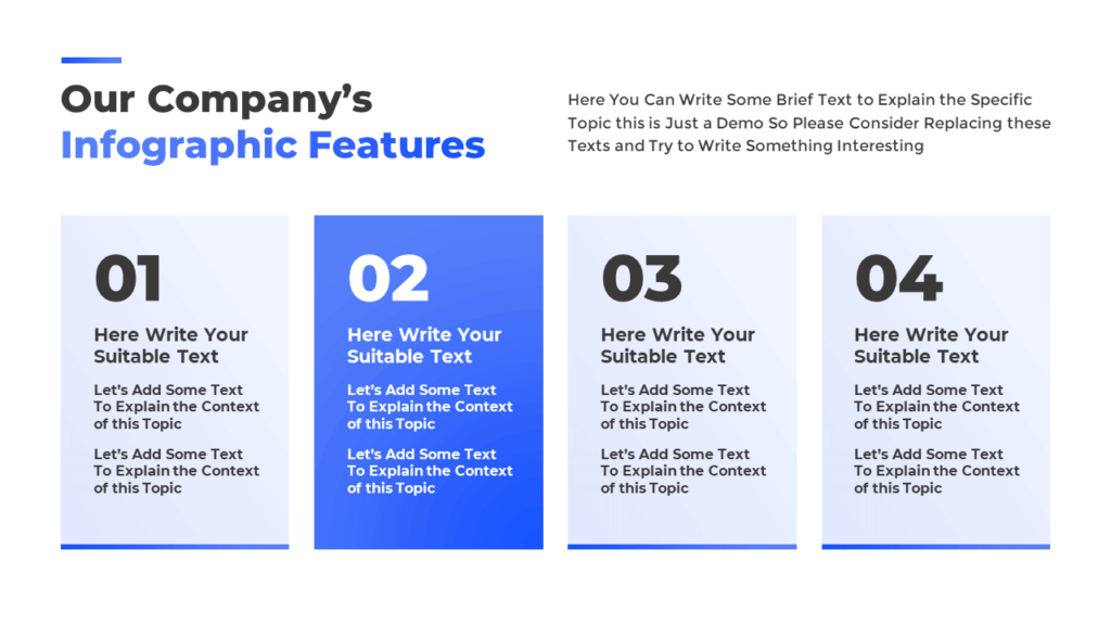 Free 4-Step Infographic Presentation Template - PowerPoint School