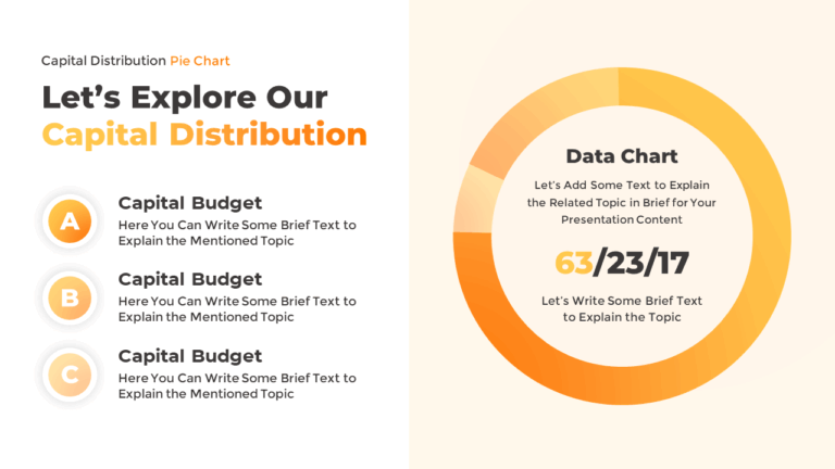 Free PowerPoint Pie Chart Infographic Slide Template - PowerPoint School