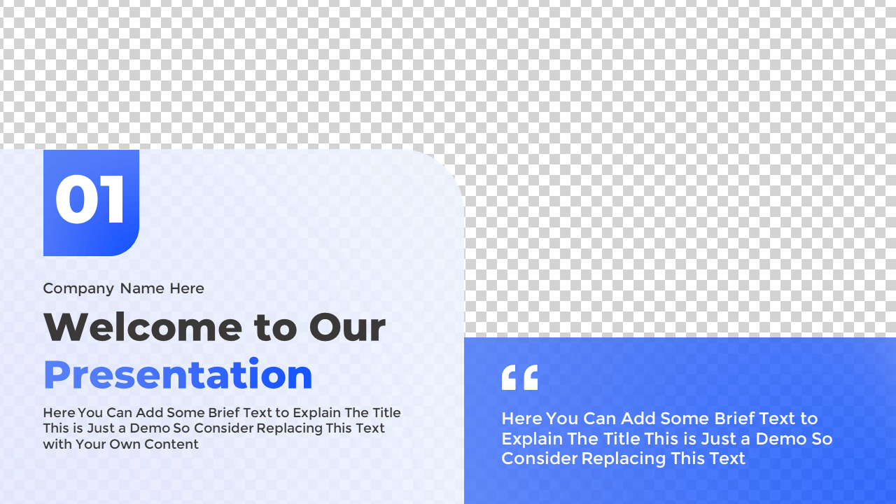 Free PowerPoint Intro Text Template for Presentation - PowerPoint School