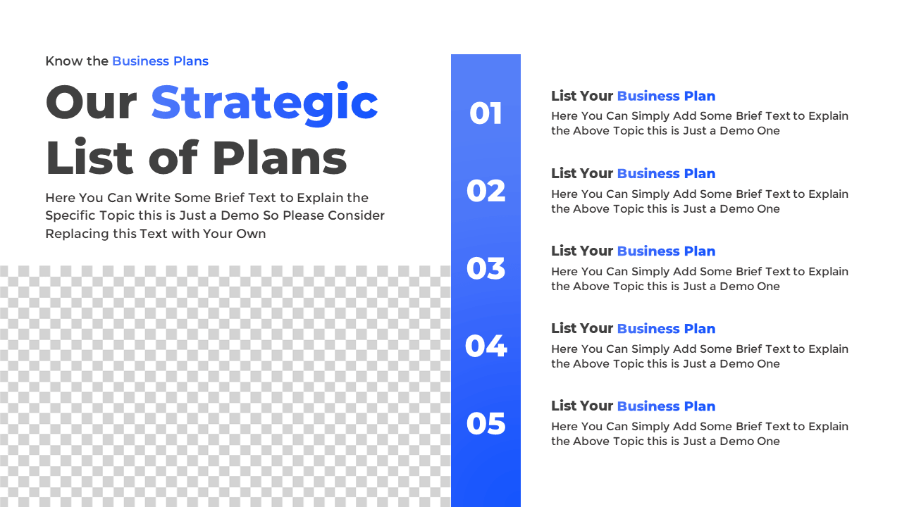 Free Infographic Numbered List Presentation Template - PowerPoint School