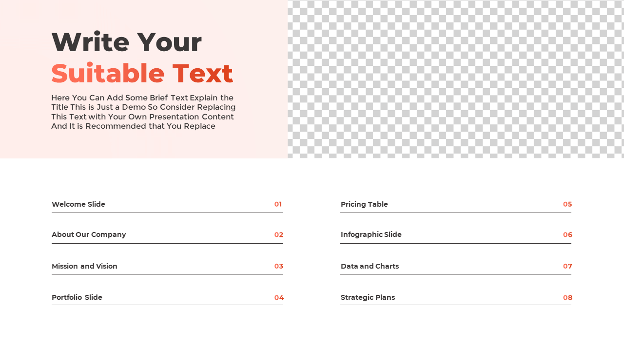 Free PowerPoint Presentation Contents Slide Template - PowerPoint School