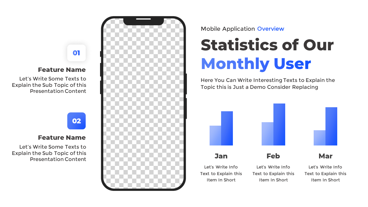 Free App Presentation Slide with iPhone Screen Mockup - PowerPoint School