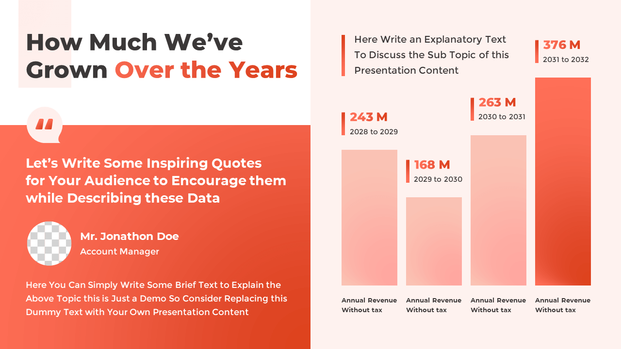 Bar Chart Template for PowerPoint & Google Slides - PowerPoint School