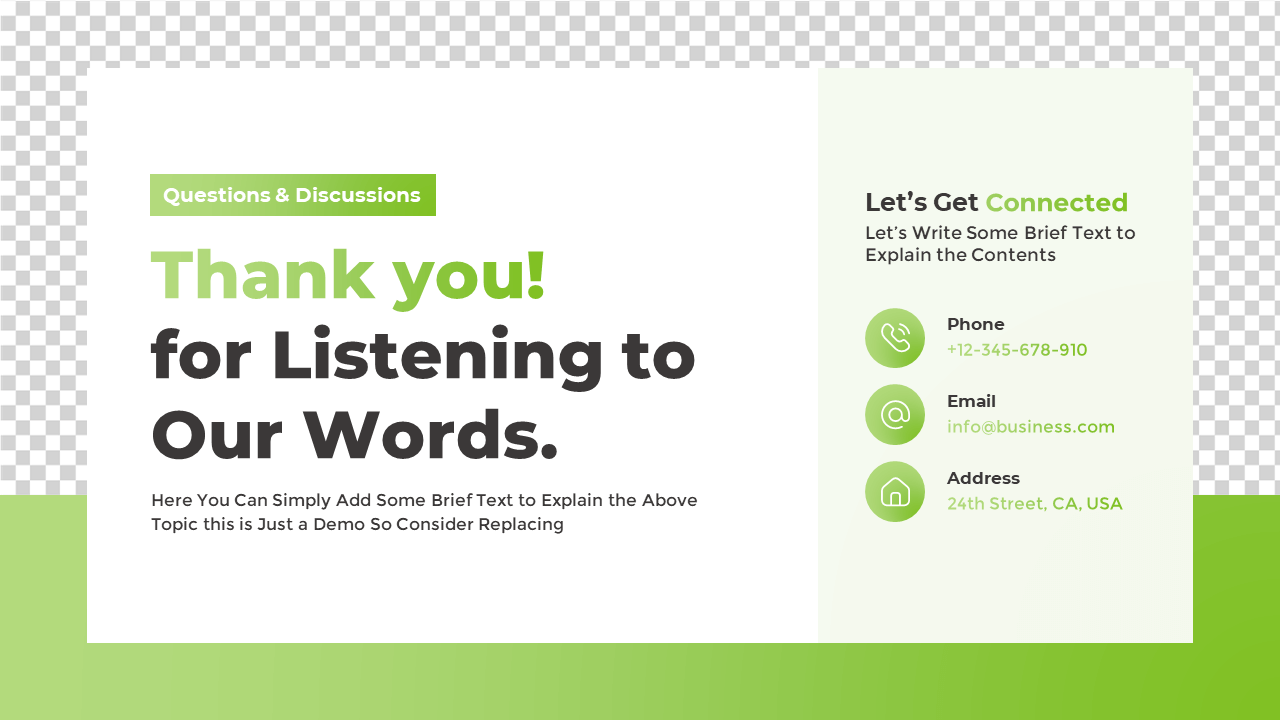 Free PowerPoint Last Slide for Presentation - PowerPoint School