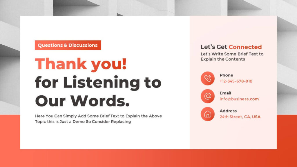 Free PowerPoint Last Slide for Presentation - PowerPoint School